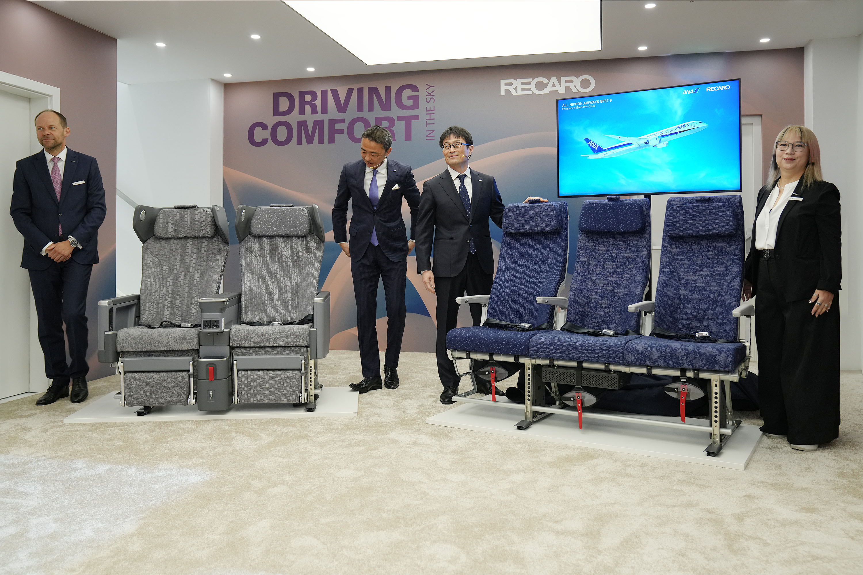RECARO AIRCRAFT SEATING UND ALL NIPPON AIRWAYS PRÄSENTIEREN MIT R3 UND R4 SITZKOMFORT AUF AIX ...